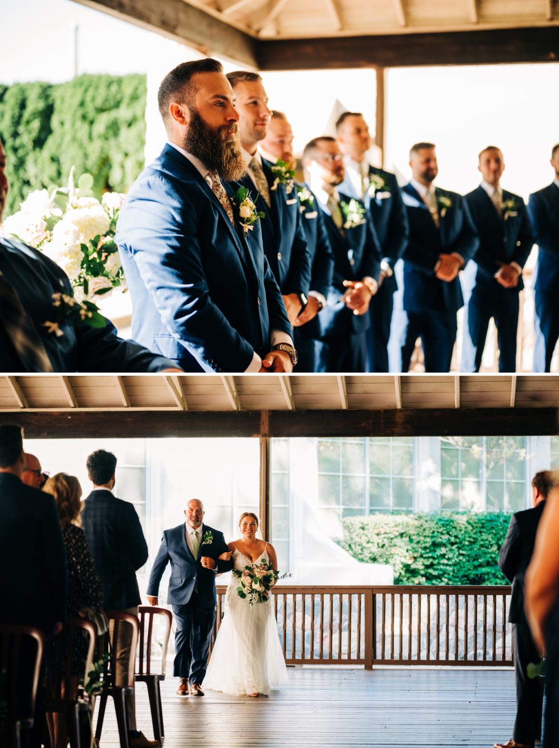 Katie and Eric's Wedding at Pine Knob Carriage House | Mika LH Photography